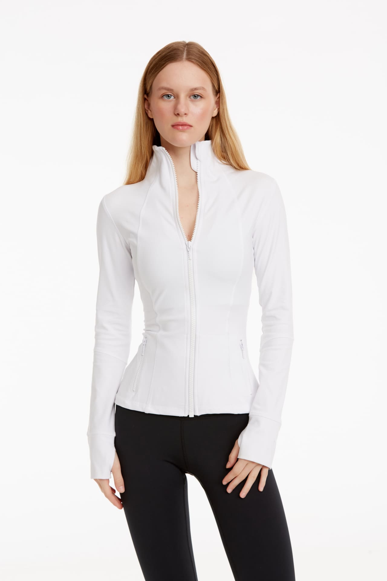 BIRDIEJAY BIRDIESMOOTH - MAIN CHARACTER PILATES JACKET BEYAZ PİLATES CEKETİ