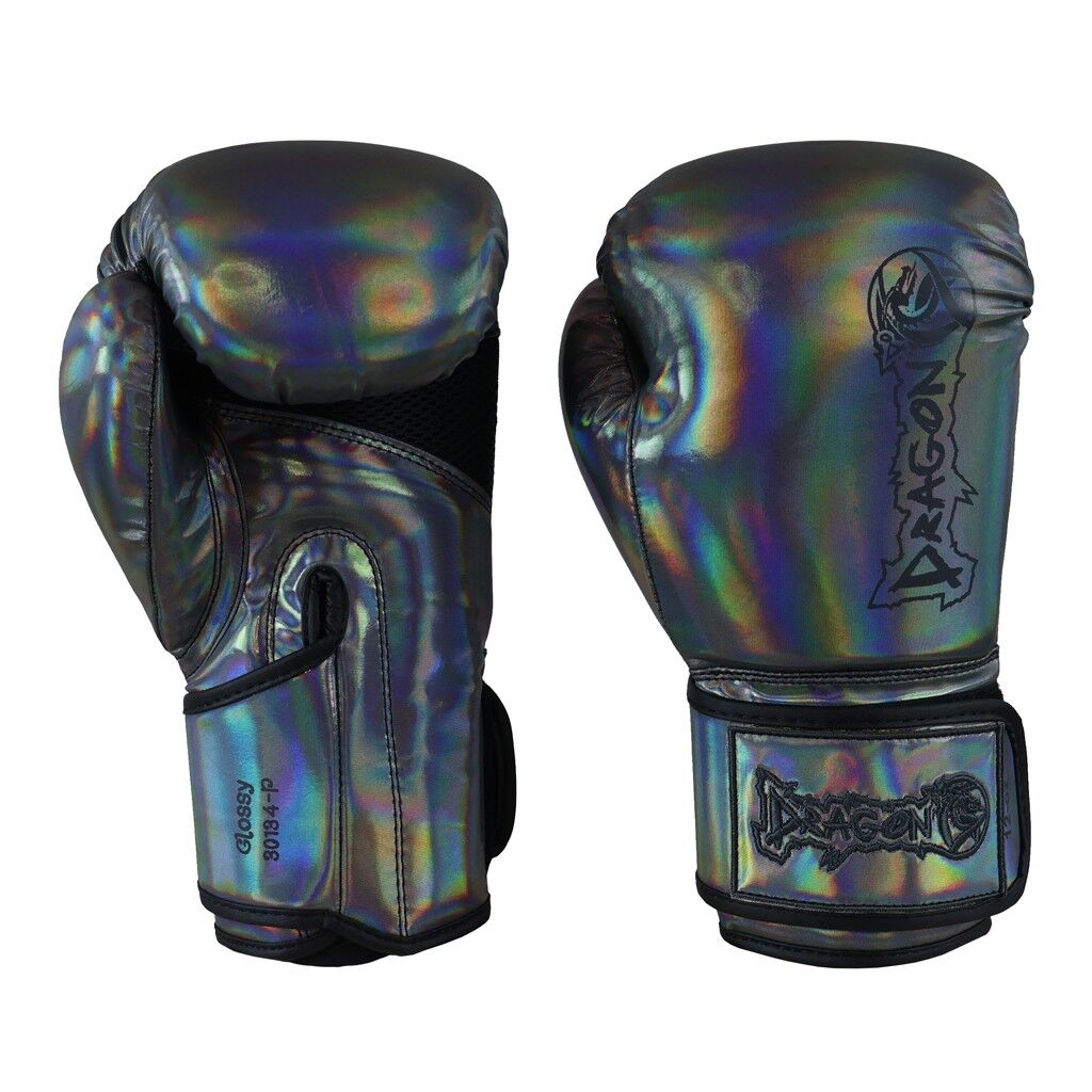 DragonDo 30134-P Glossy Boks Eldiveni Parlak Gri Kick Boks Muay Thai ...
